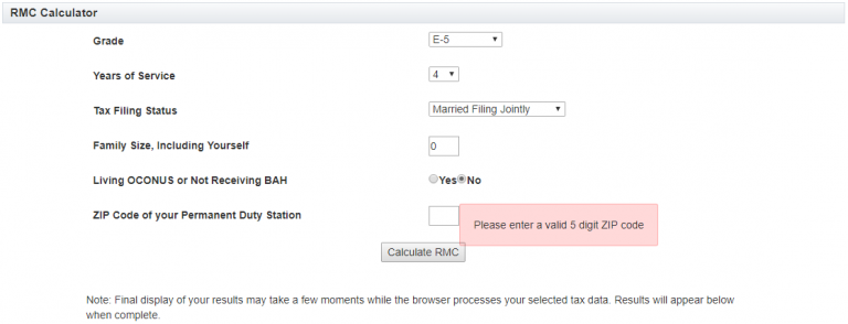 RMC Calculator - ArmyReenlistment